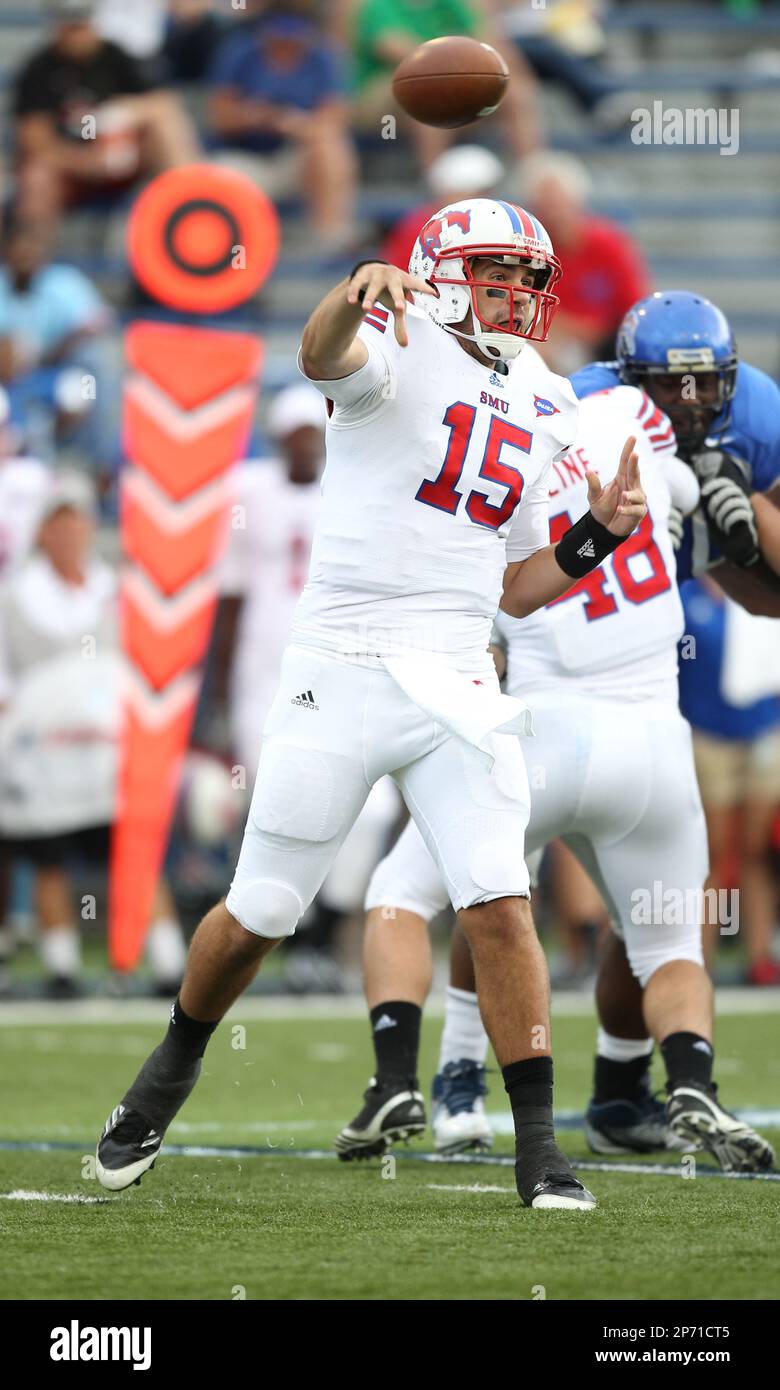 September 24, 2011: Southern Methodist Mustangs quarterback J.J ...