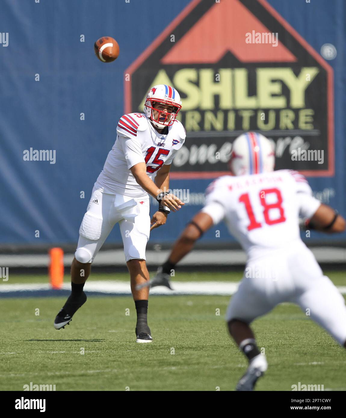 September 24, 2011: Southern Methodist Mustangs quarterback J.J ...