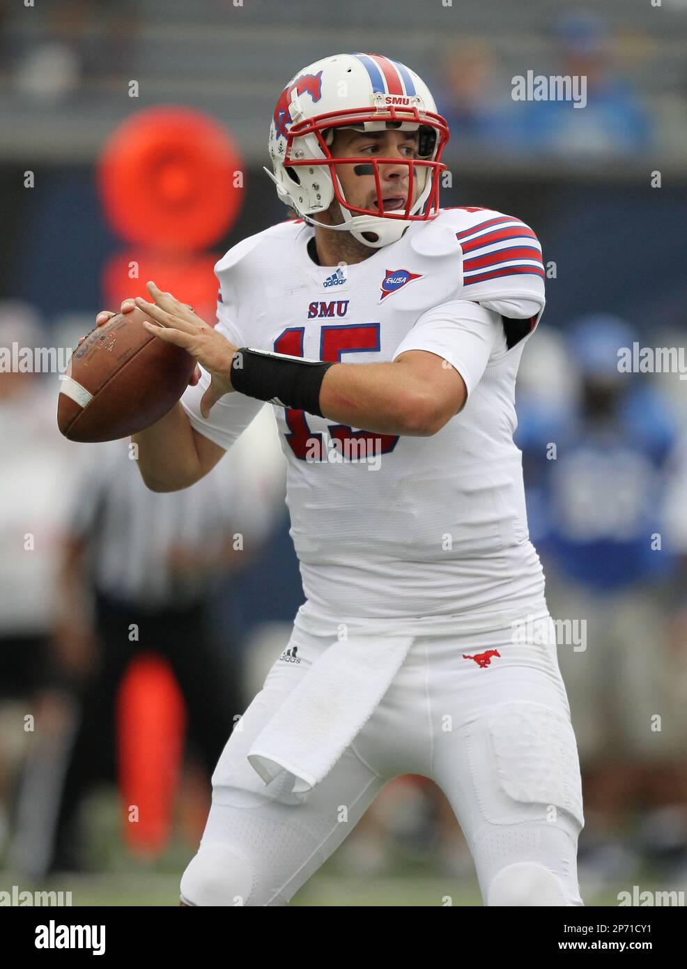 September 24, 2011: Southern Methodist Mustangs quarterback J.J ...