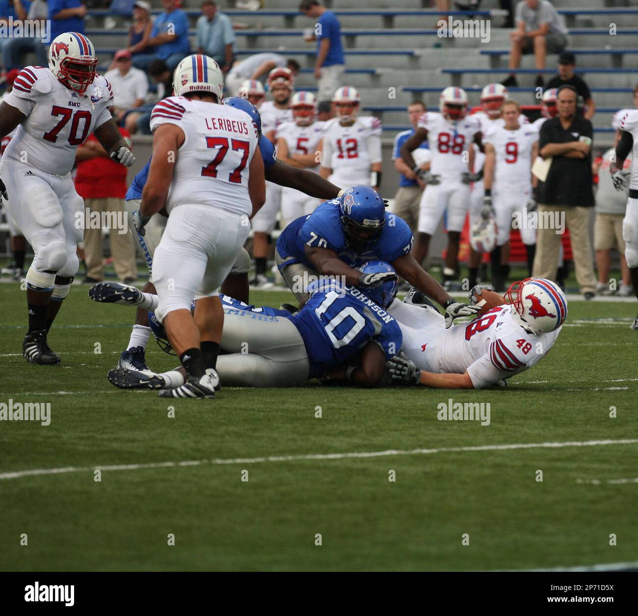 September 24, 2011: Southern Methodist Mustangs running back Zach Line ...