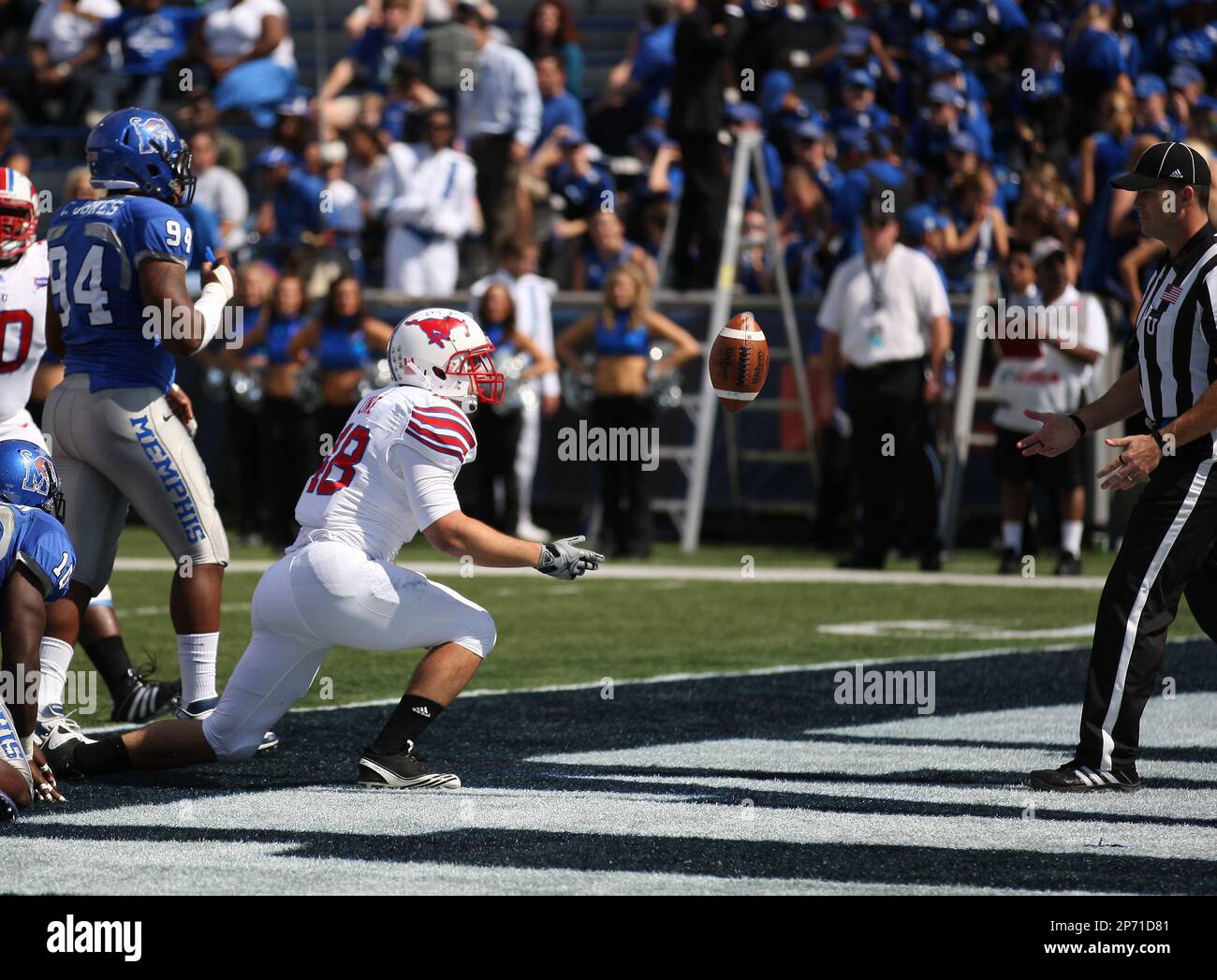 September 24, 2011: Southern Methodist Mustangs running back Zach Line ...
