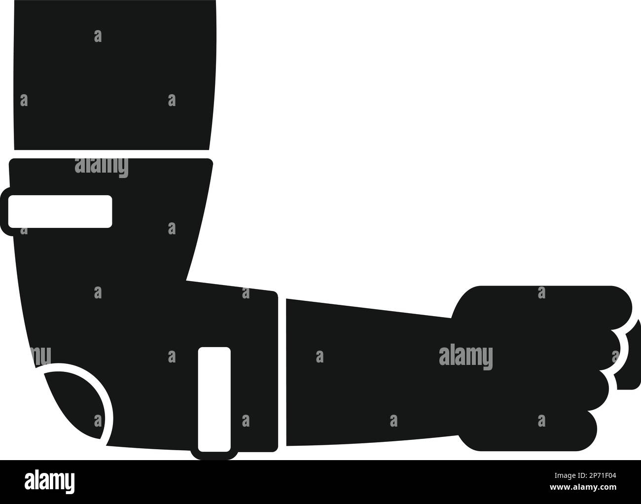 Elbow injury icon simple vector. Joint pain. Doctor inflammation Stock ...