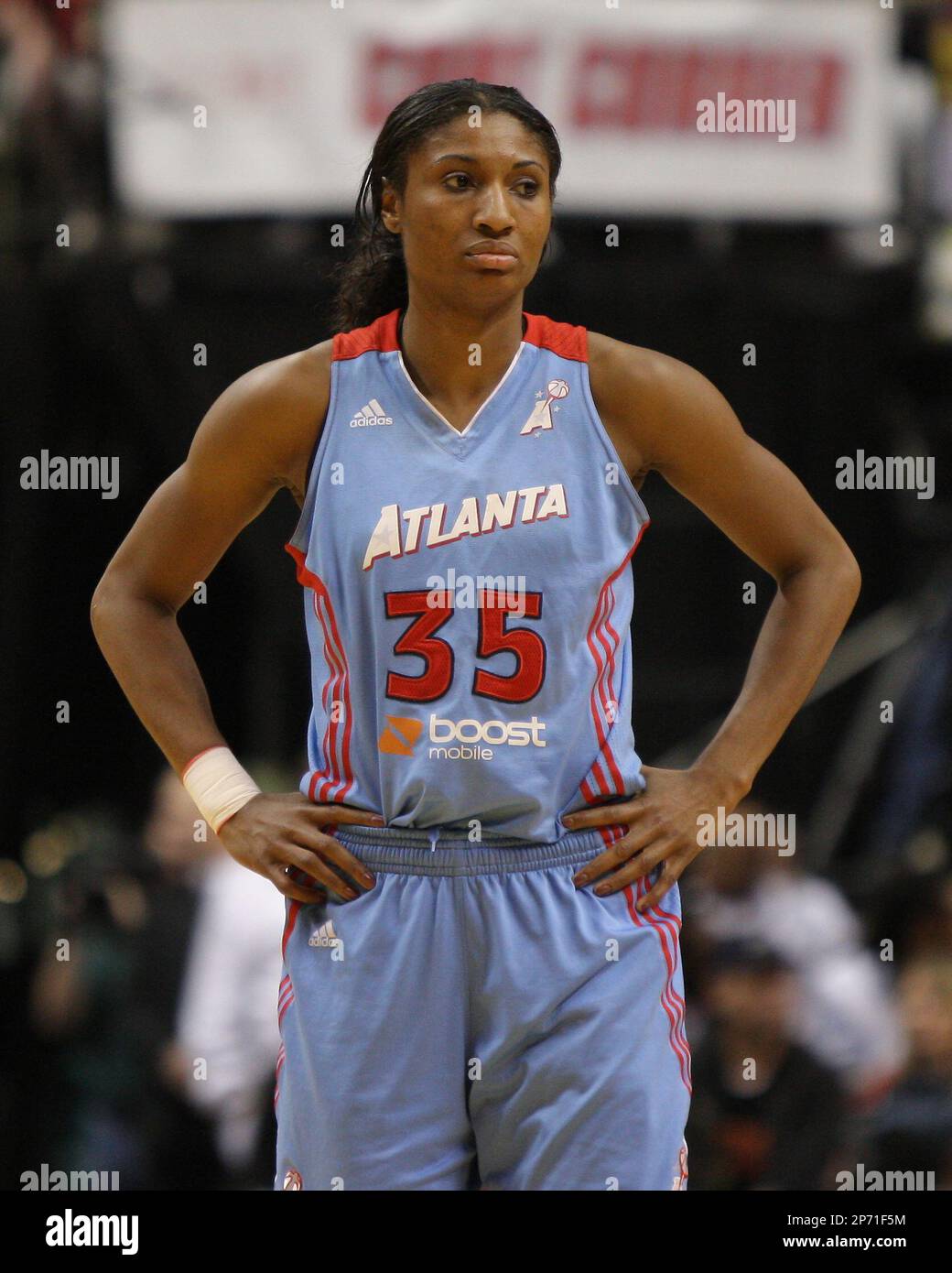 September 22, 2011: Atlanta forward Angel McCoughtry (35) late in the ...