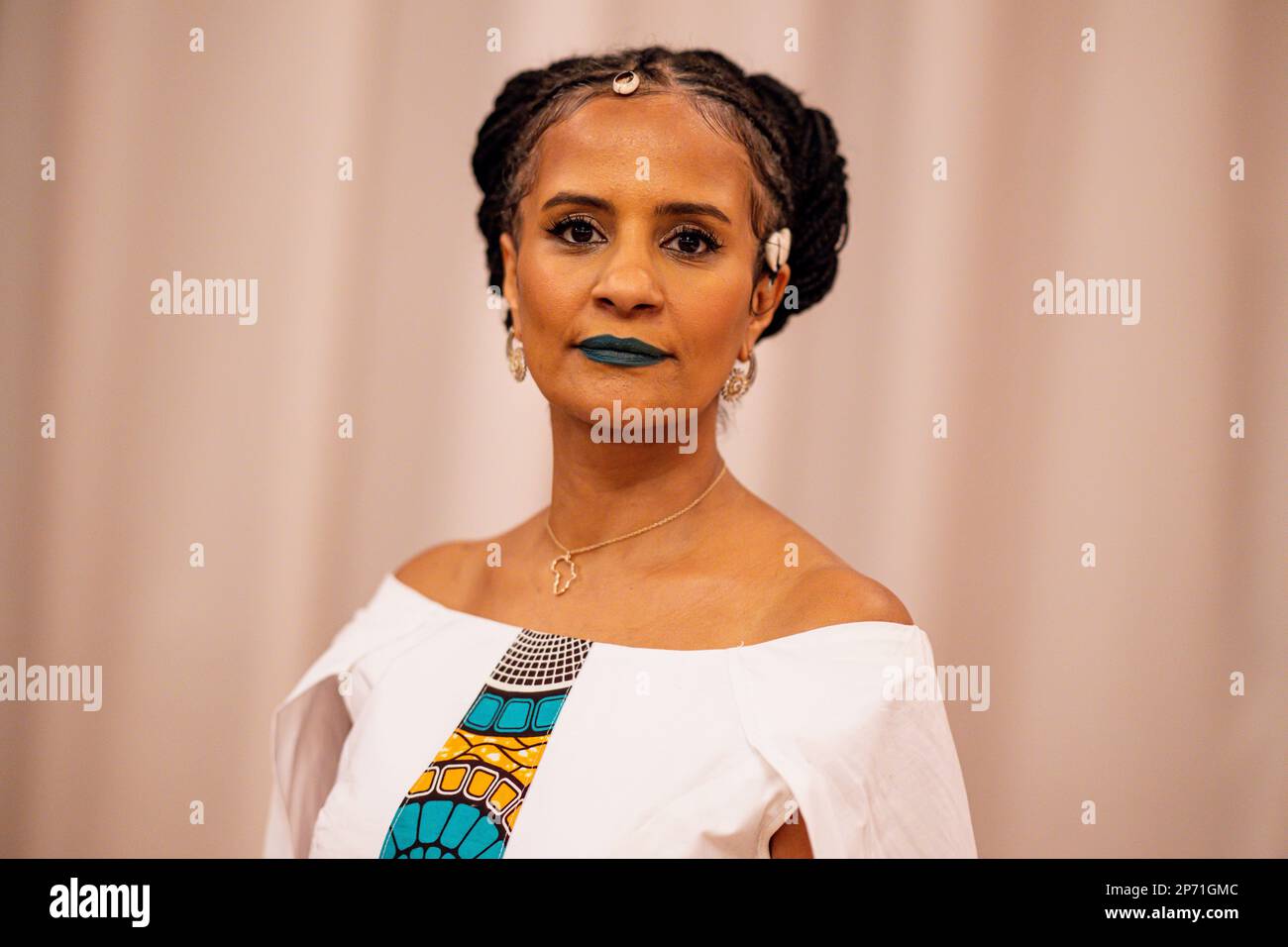 Berlin, Germany. 07th Mar, 2023. Amal Abbass, social entrepreneur ...