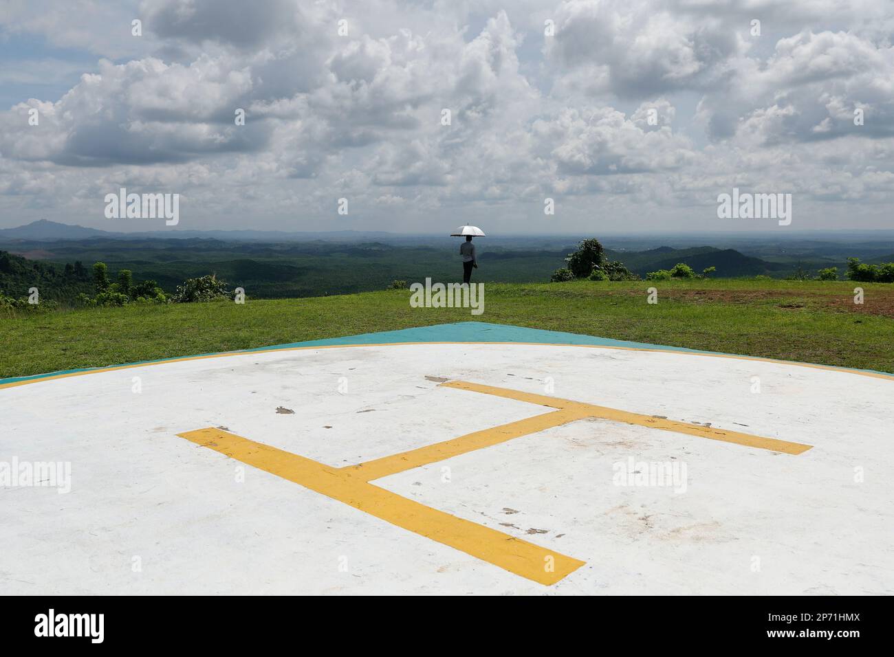 Construction of a new helipad hi-res stock photography and images - Alamy