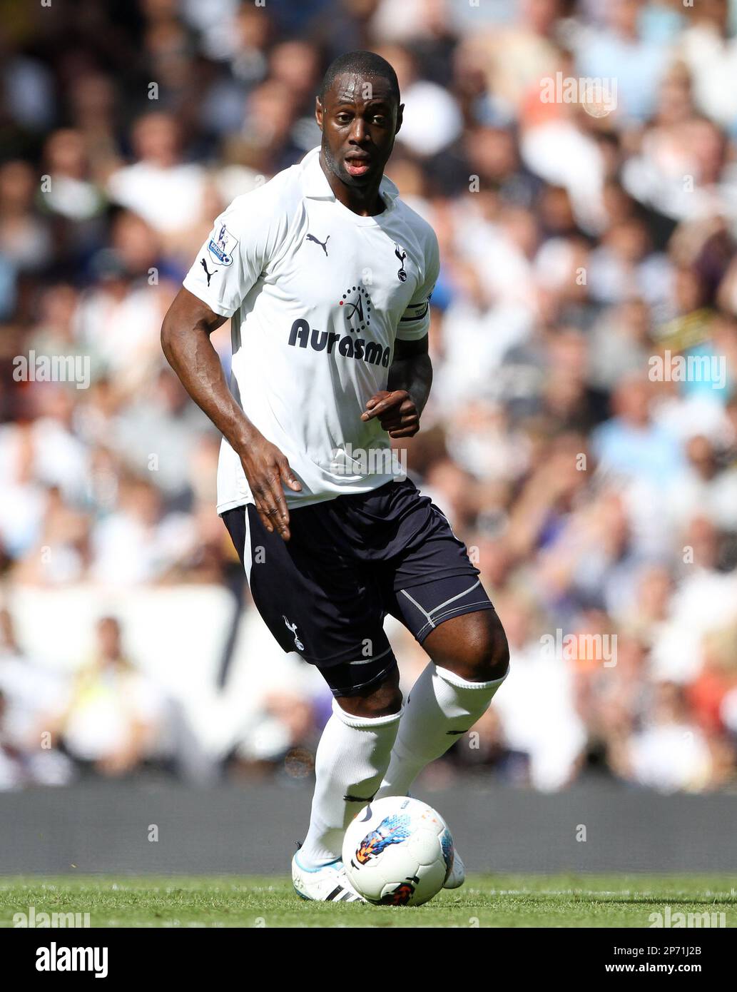 Tottenhams Ledley King in action..Barclays Premier League..Tottenham ...