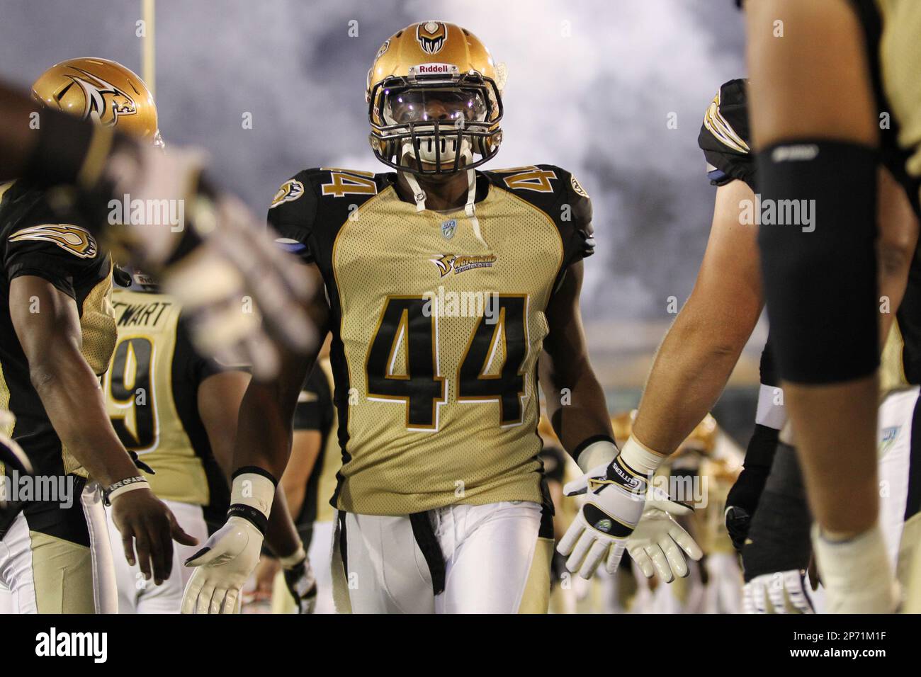 September 17, 2011: Sacramento Mountain Lions tight end Galen Stone (44 ...