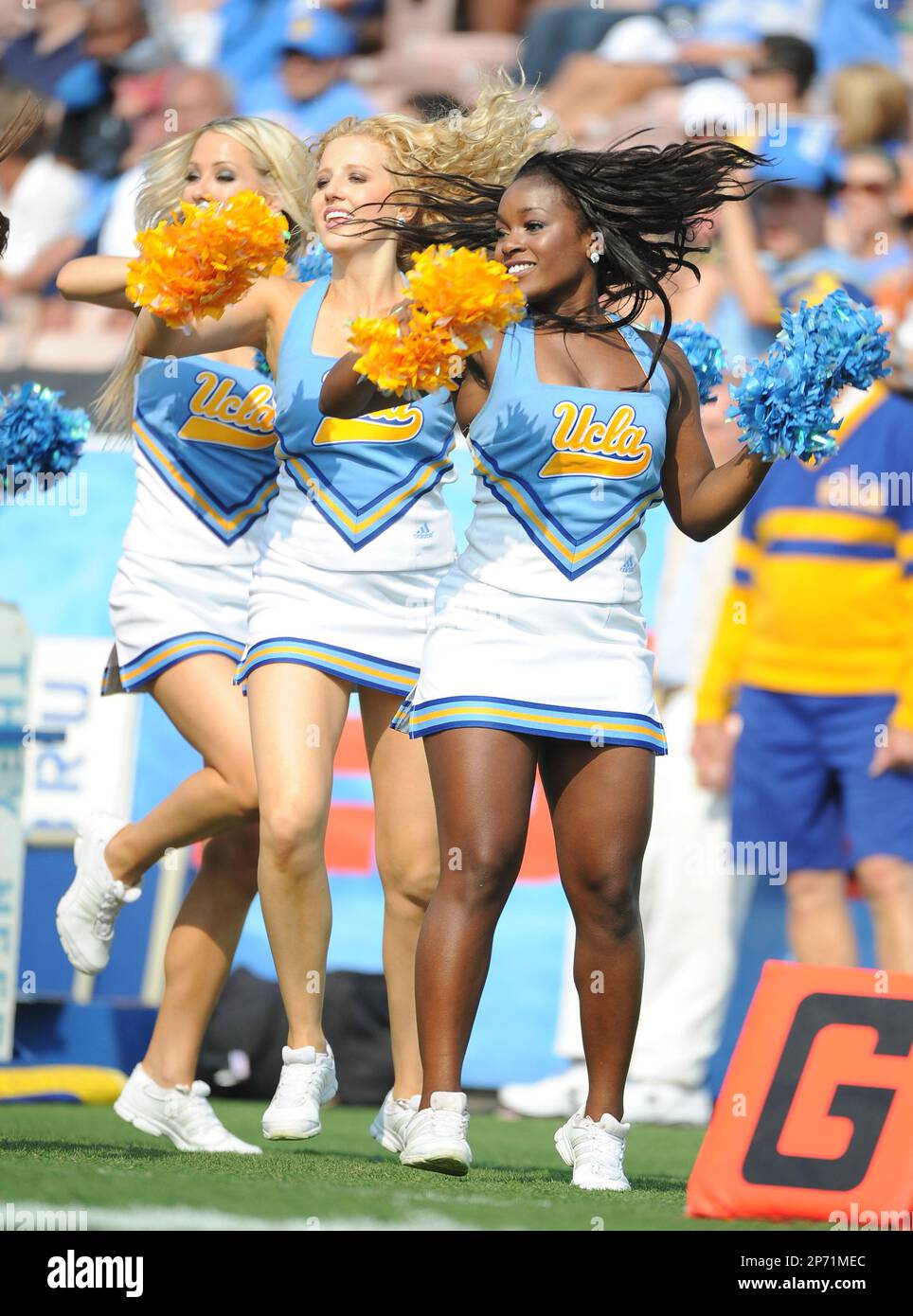 September 17, 2011: A Cheerleader of UCLA in action during the NCAA ...