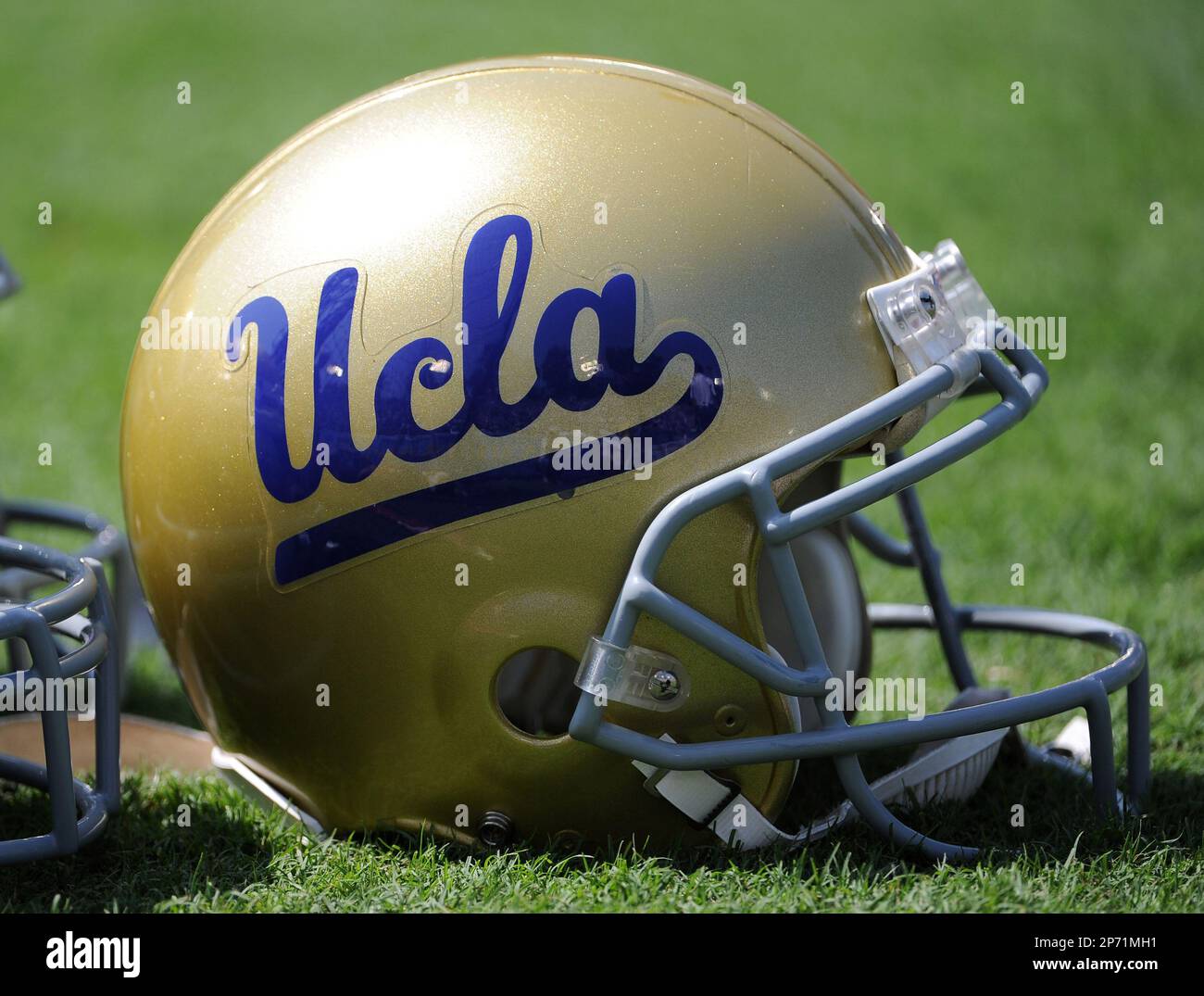 September 17, 2011: A UCLA helmet during the NCAA Football game between ...