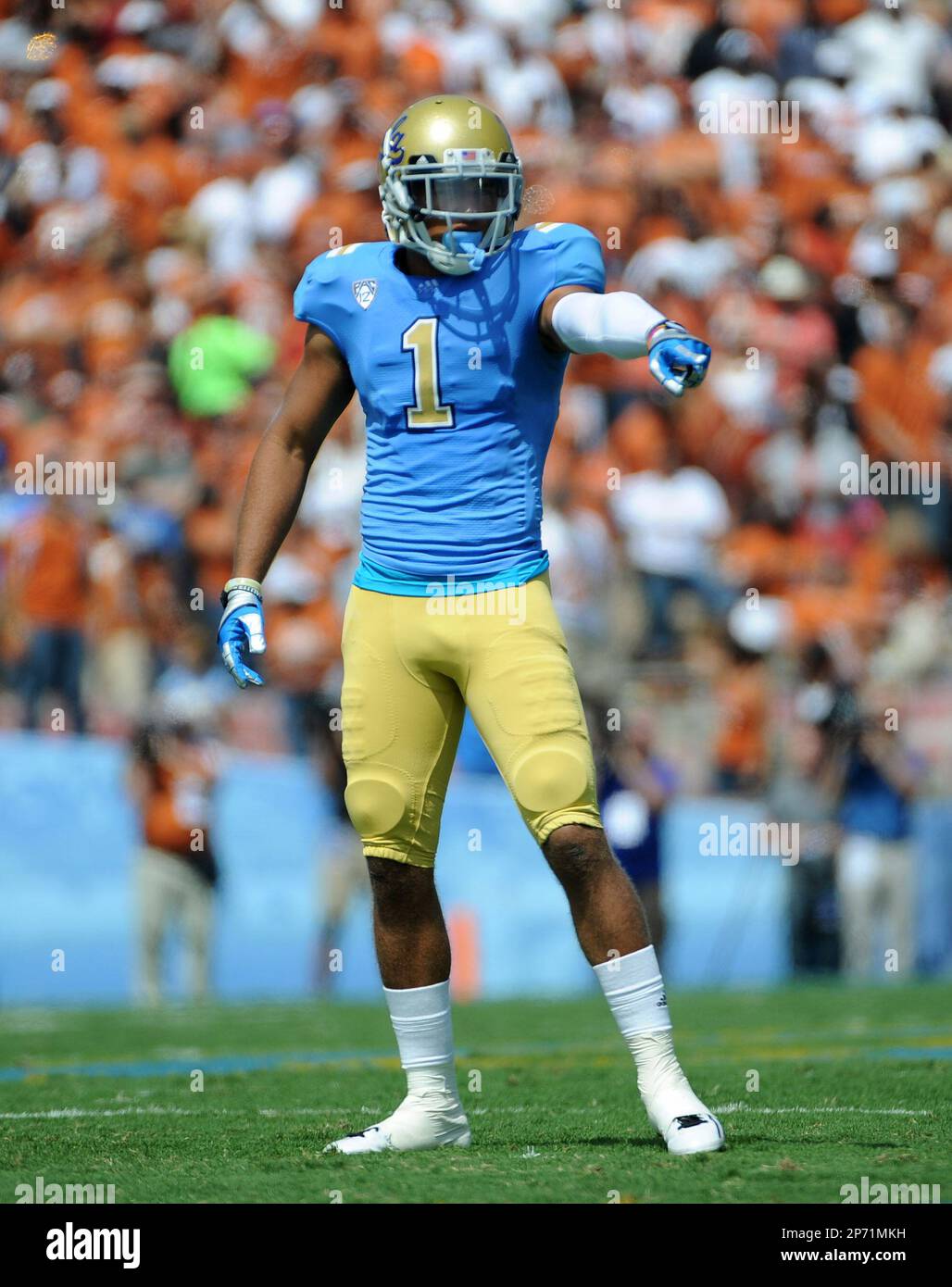 September 17, 2011: Dietrich Riley #1 of UCLA in action during the NCAA ...
