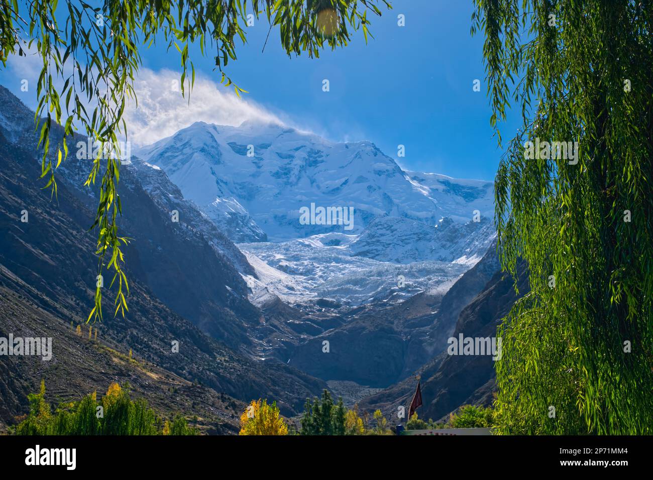 Rakaposhi is a mountain in the Karakoram mountain range in the Gilgit ...