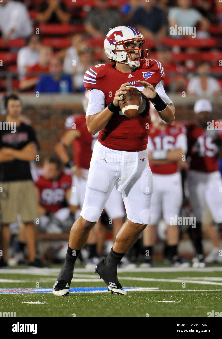 September17, 2011: Southern Methodist Mustangs quarterback J.J ...