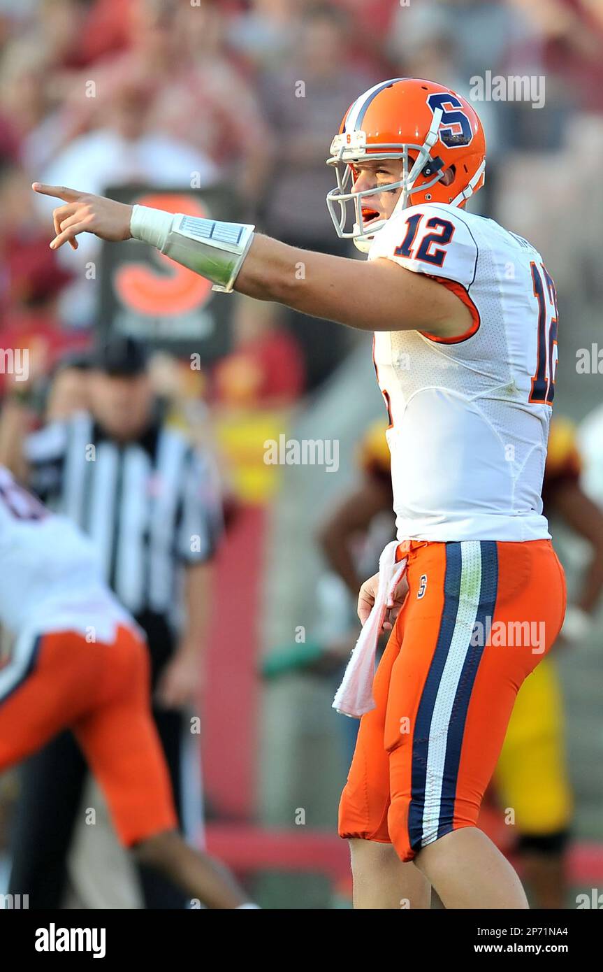 September 17, 2011 Los Angeles, CA.Syracuse Orange quarterback Ryan ...