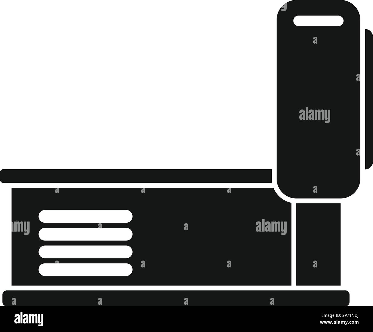 Mri equipment icon simple vector. Medical disease. Knee hand Stock ...