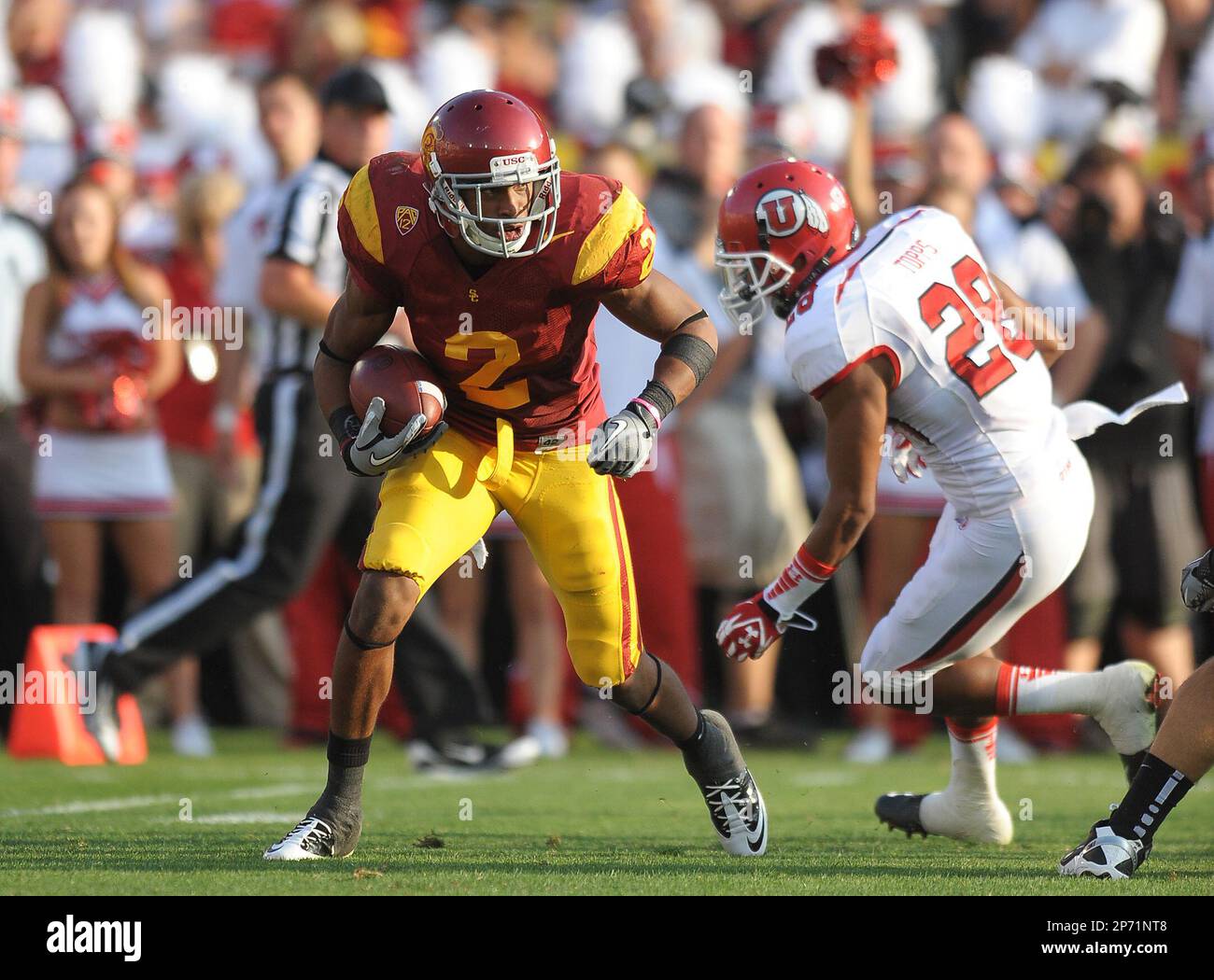 September 10, 2011: Los Angeles, CA.USC Trojans wide receiver (2 ...