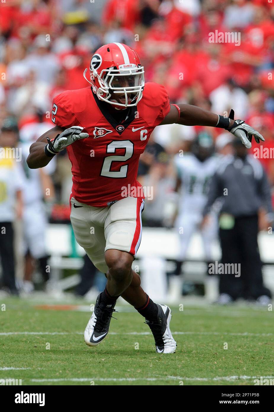 Georgia Bulldogs cornerback Brandon Boykin (2) during an NCAA football ...