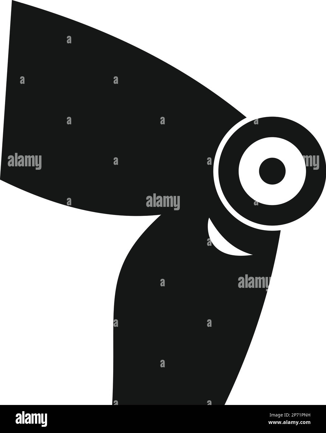 Knee pain icon simple vector. Joint disease. Foot injury Stock Vector ...