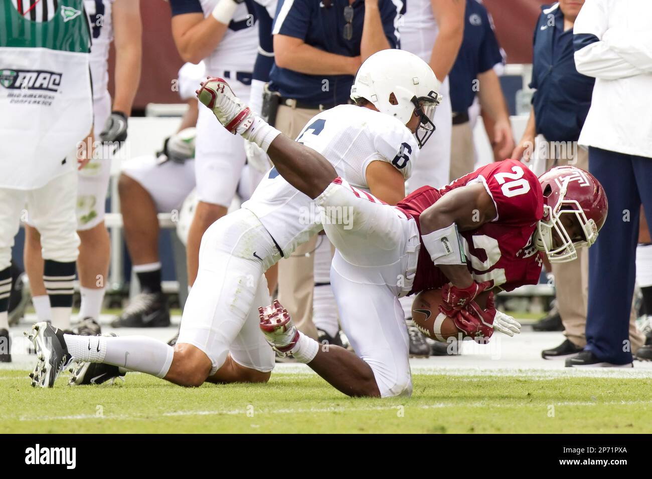 September 17, 2011: Temple Owls defensive back Kee-ayre Griffin (20 ...