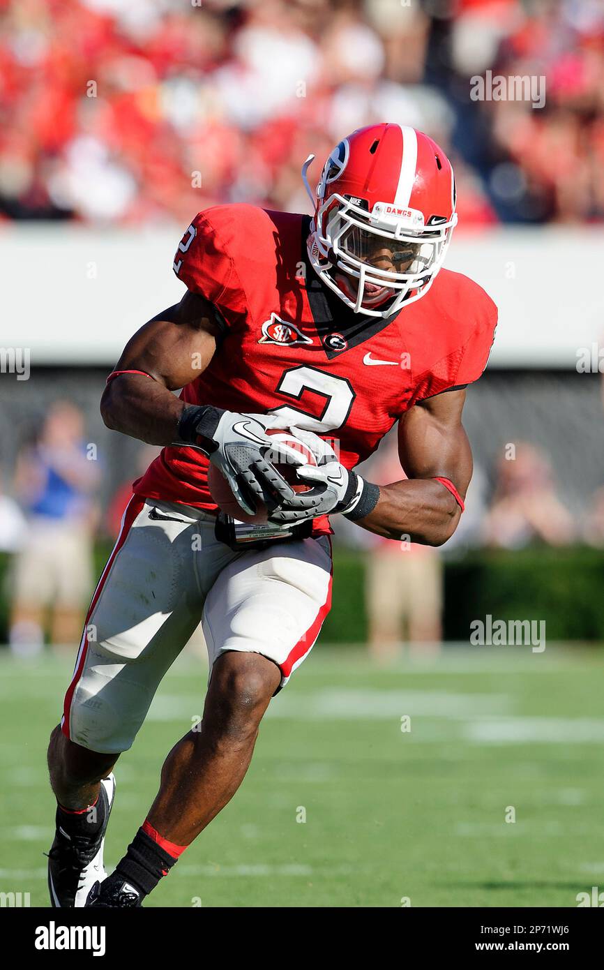 Georgia Bulldogs cornerback Brandon Boykin (2) carries the ball during ...