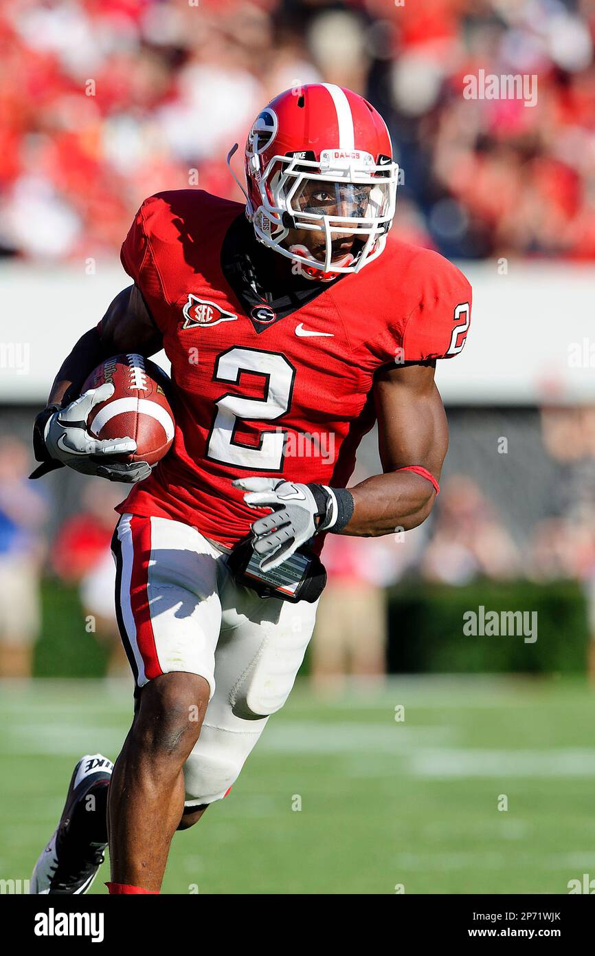 Georgia Bulldogs cornerback Brandon Boykin (2) carries the ball during ...