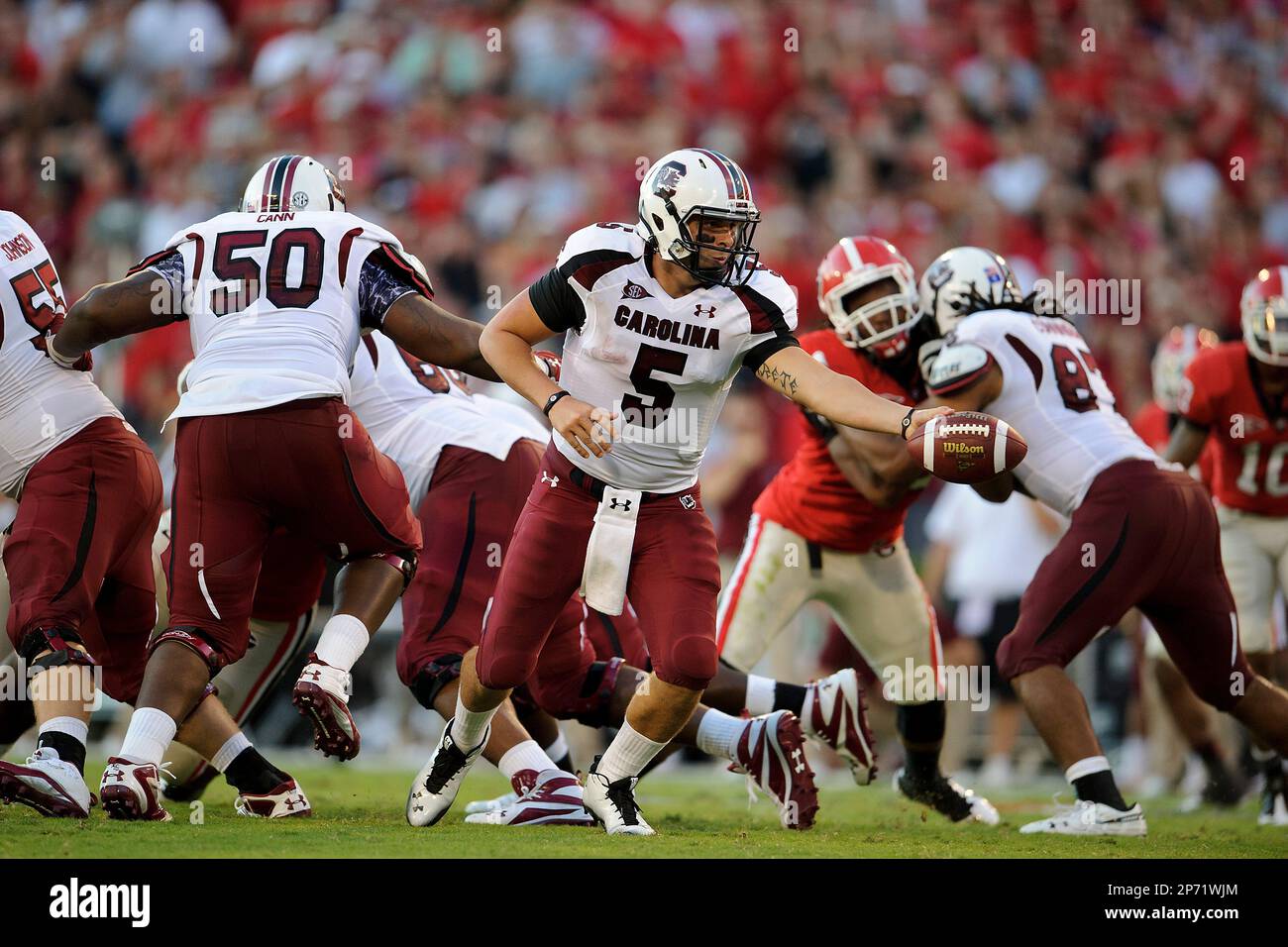South Carolina Gamecocks quarterback Stephen Garcia during an NCAA ...