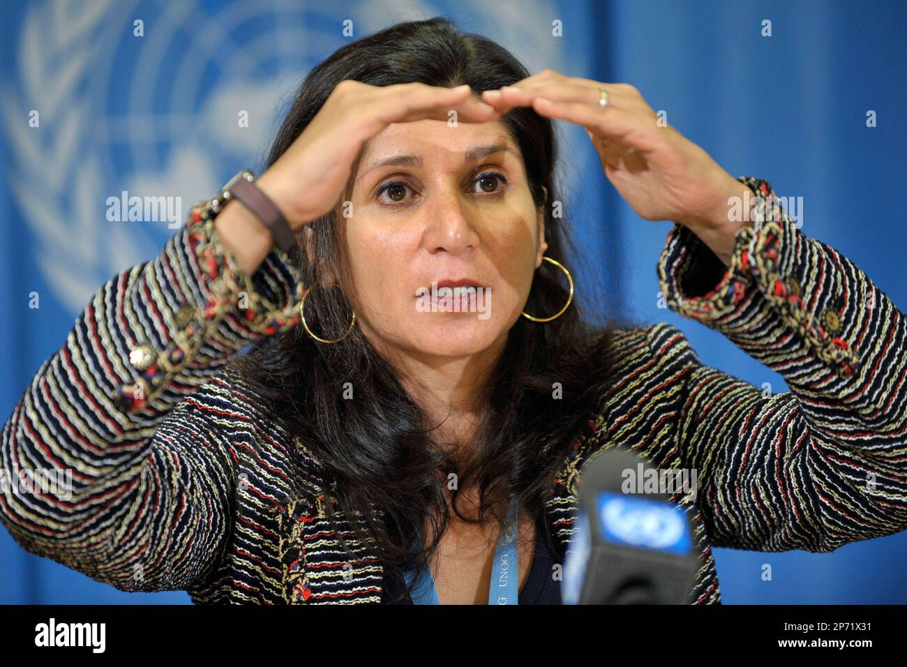 Faiza Patel, Chair-person Rapporteur of the UN Working Group on the use ...