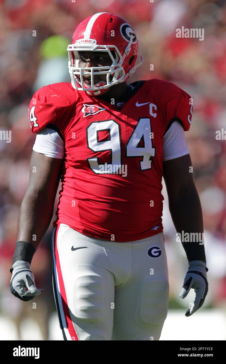 September 10, 2011: Georgia's DeAngelo Tyson (94) during the SEC East ...