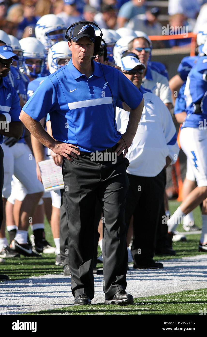 September 10, 2011: Air Force Academy head coach, Troy Calhoun, during ...
