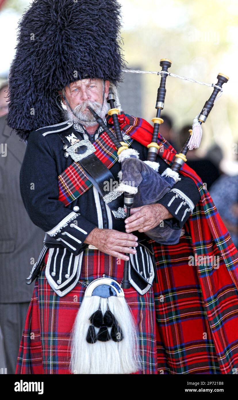 Larry Fowler plays "America, the Beautiful" during the closing parts of ...