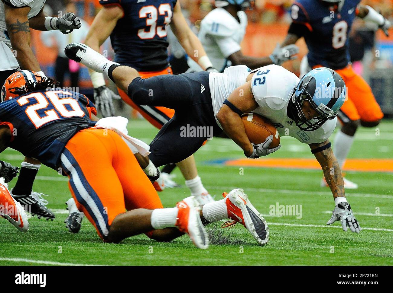 September 10, 2011: Rhode Island Rams running back Travis Hurd (32 ...
