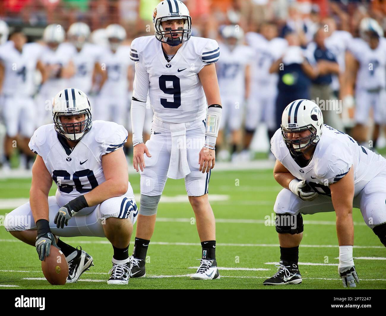 September 10, 2011: BYU Quarterback Jake Heaps #9 in action during the ...