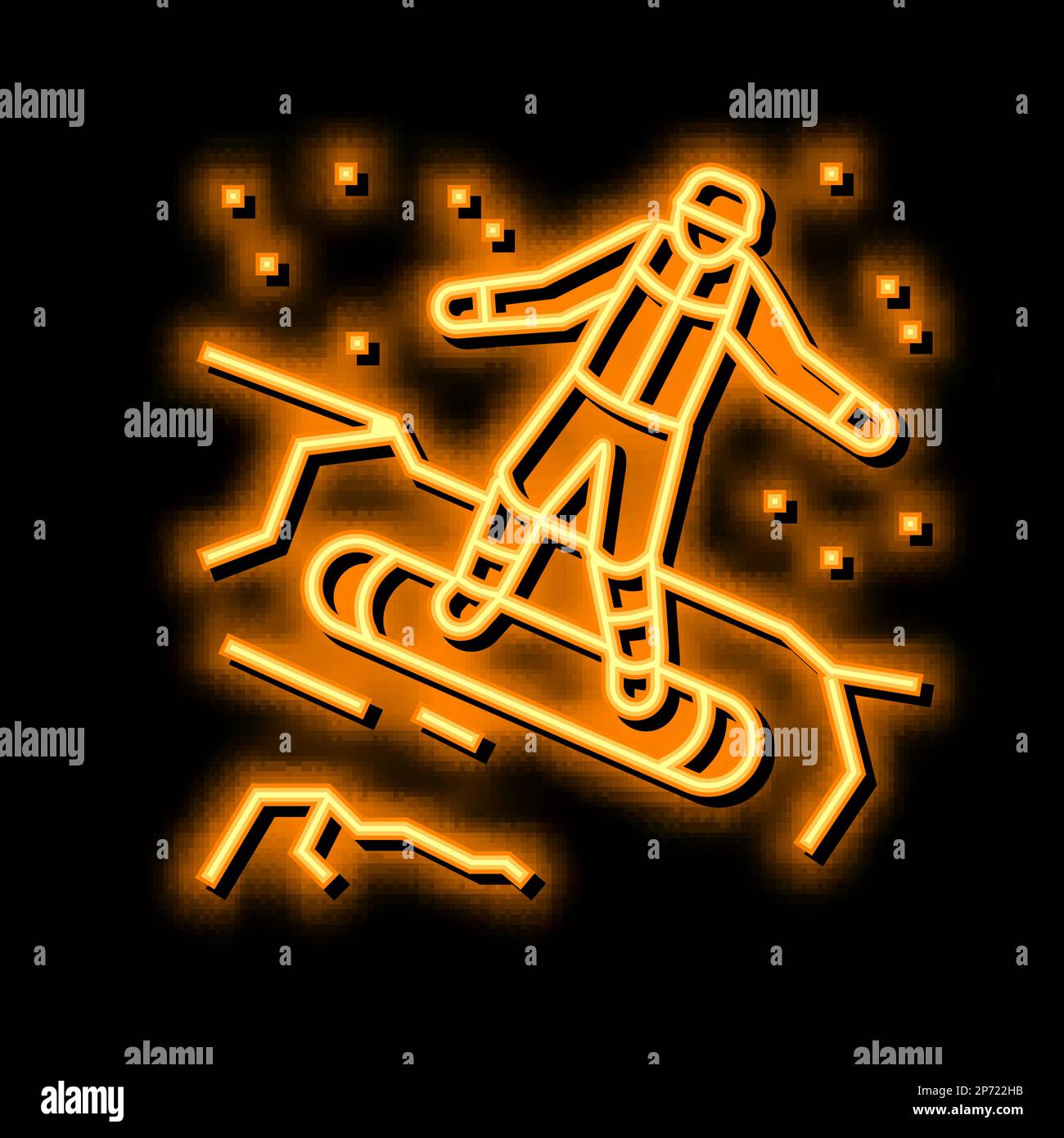 Canyoning sport Stock Vector Images - Alamy