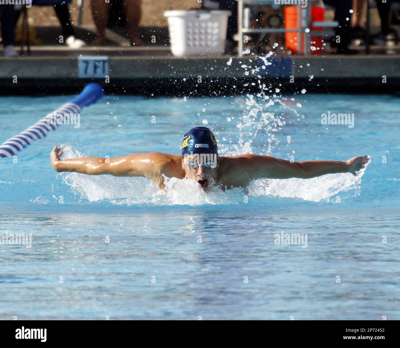 Robbie Sullivan (CAL-PC) in the mens 200 meter Butterfly final at the ...