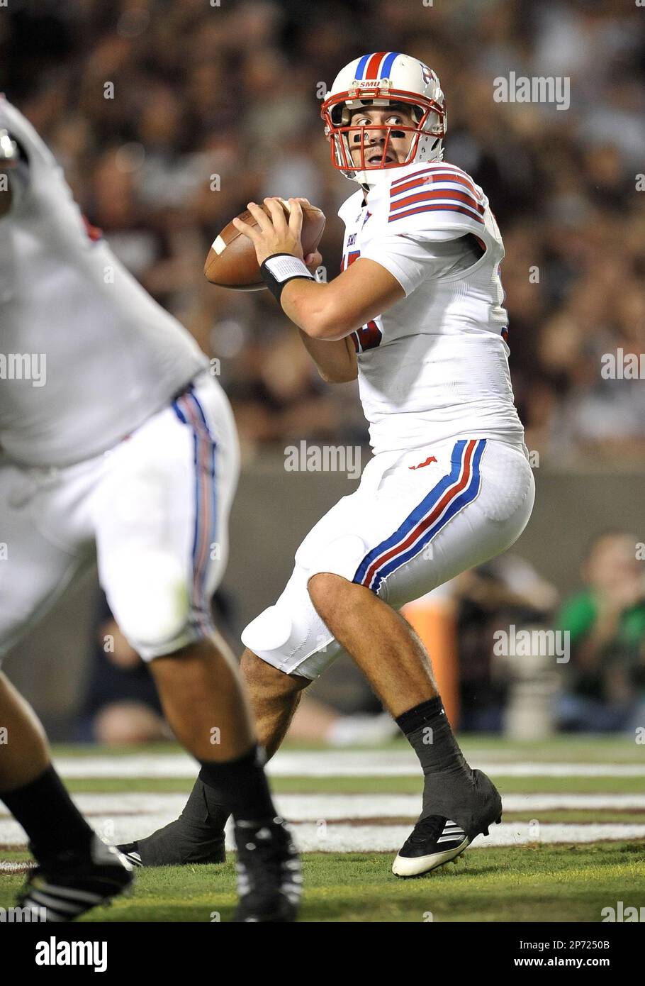 September 04, 2011: Southern Methodist Mustangs quarterback J.J ...