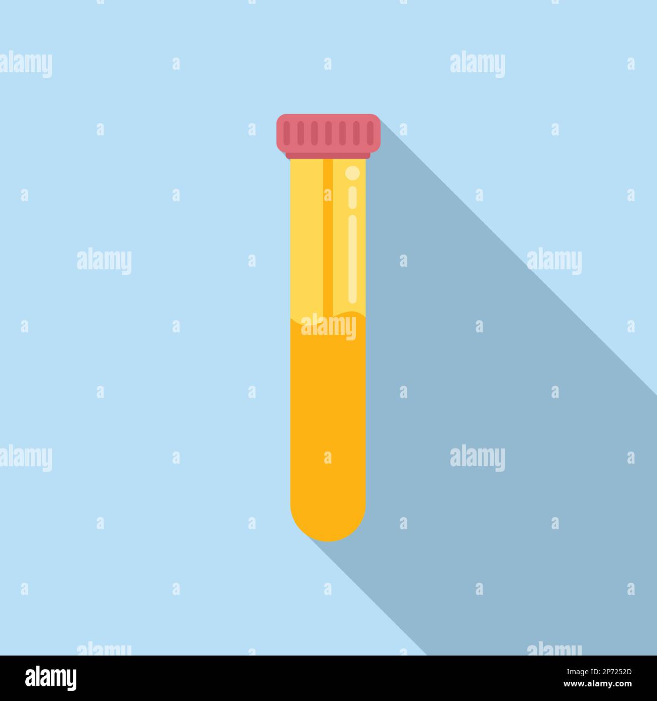 Virus test swab icon flat vector. Covid test. Check sample Stock Vector ...