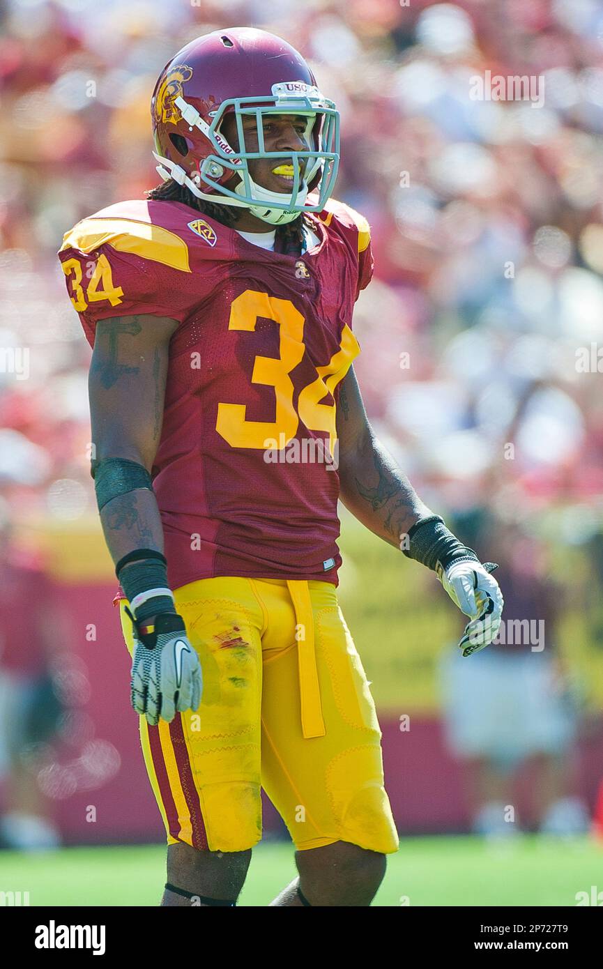 Southern California Trojans Safety Tony Burnett on the field during a ...