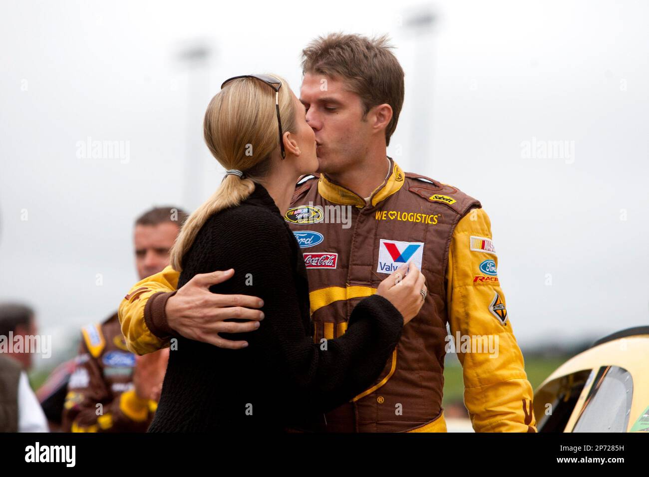Hampton, GA - SEP 06, 2011: David Ragan (6) gets ready for the AdvoCare ...