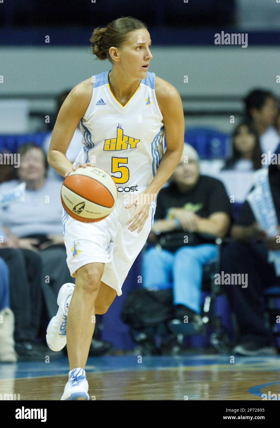 September 04 2011: Chicago Sky guard Erin Thorn, seen here during a ...