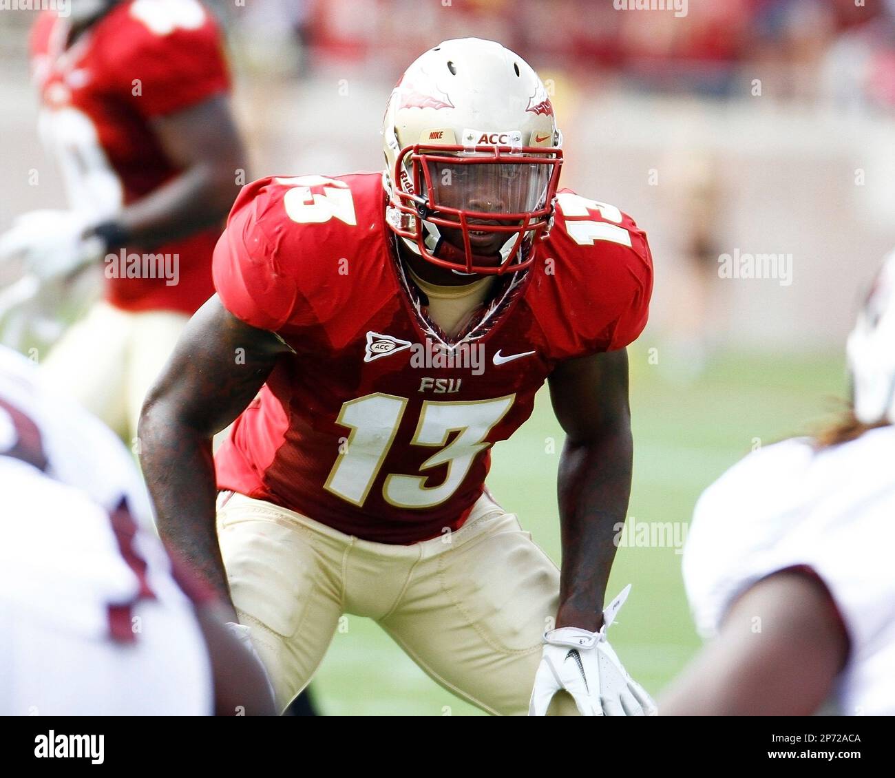 Florida State Linebacker Nigel Bradham (13) during the game against ...
