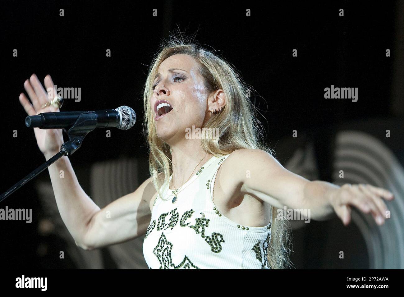 In this photo taken Sept. 3, 2011, Sheryl Crow performs at the Cynthia ...