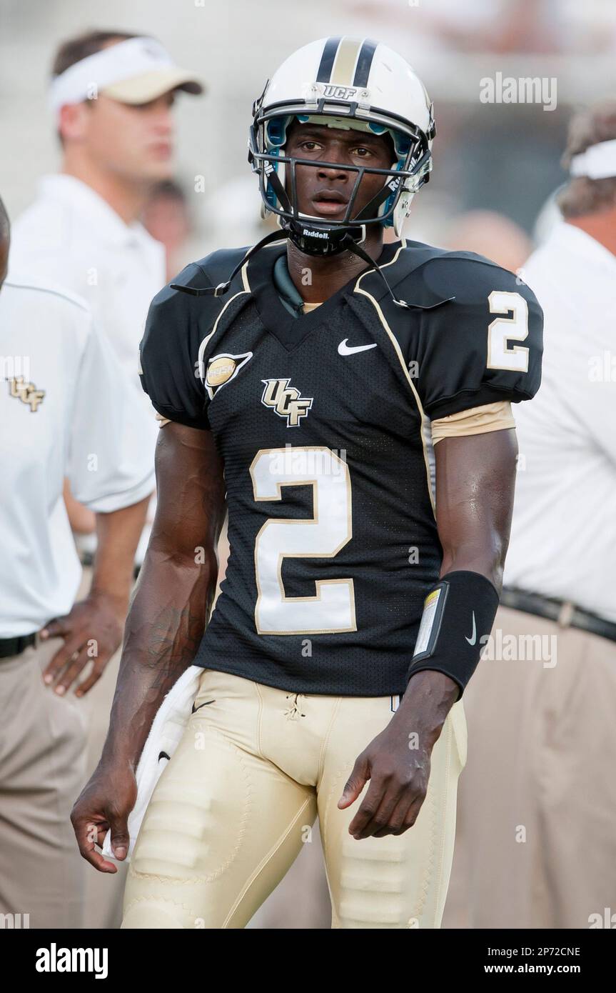 September 3, 2011: Central Florida quarterback Jeff Godfrey (2) warms ...