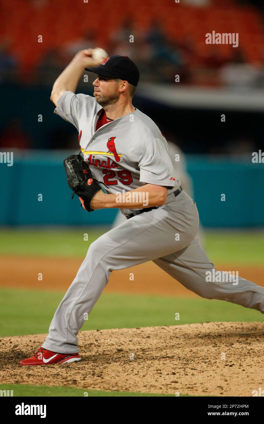 St. Louis Cardinals Chris Carpenter in a game against the Florida ...