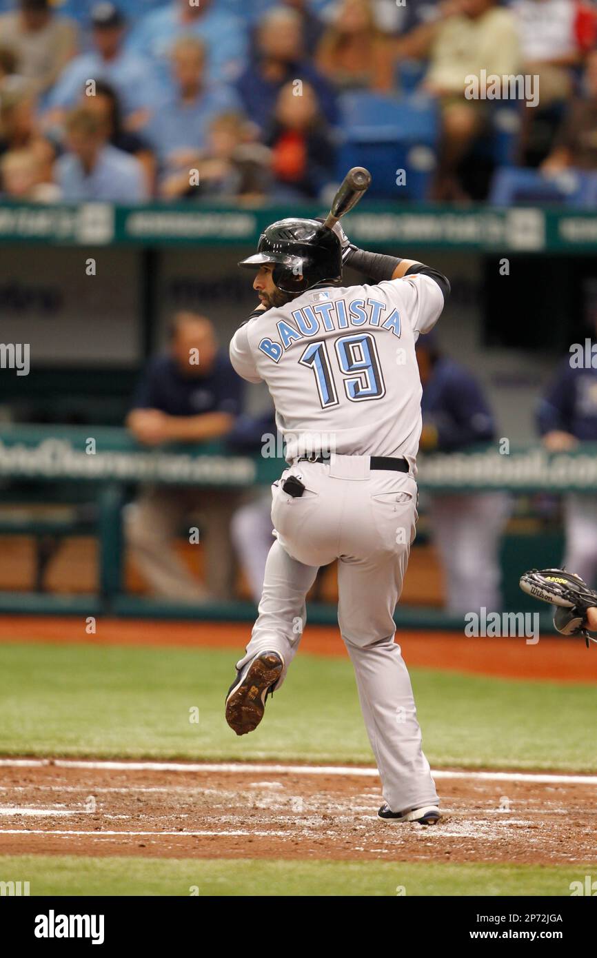 Toronto Blue Jays Jose Bautista in a game against the Tampa Bay Rays at ...