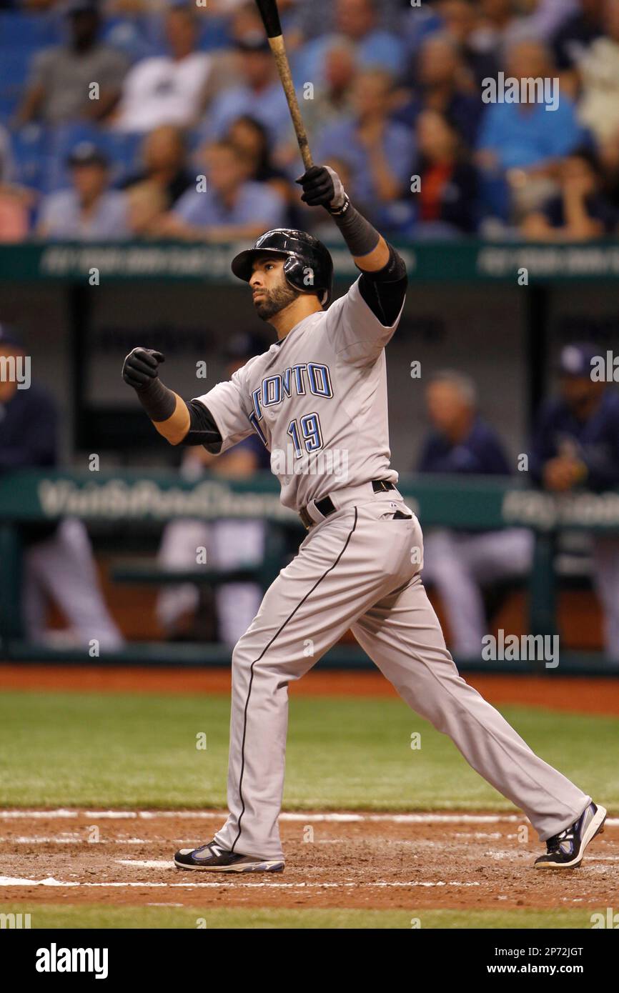 Toronto Blue Jays Jose Bautista in a game against the Tampa Bay Rays at ...
