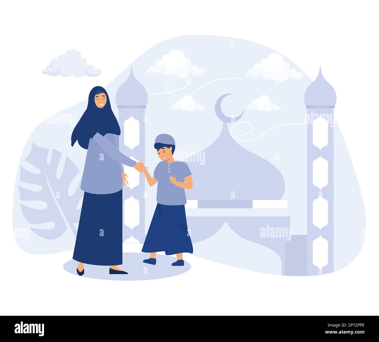 Daughter and mother asking forgiveness during Hari Raya Aidilfitri ...