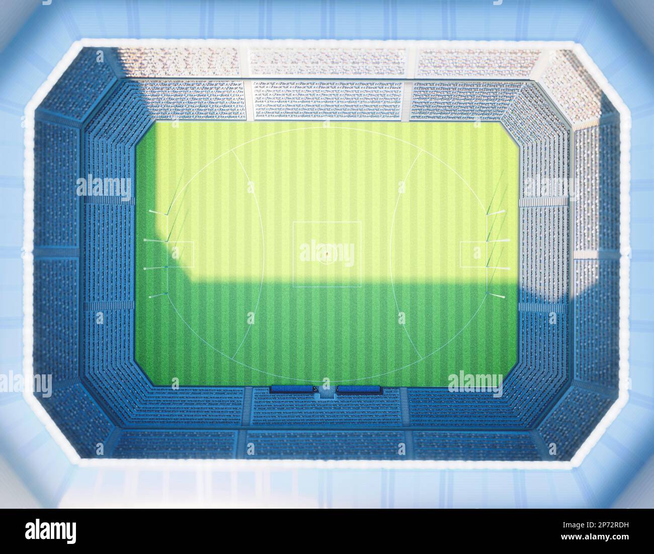 Australian football rules posts field hi-res stock photography and ...