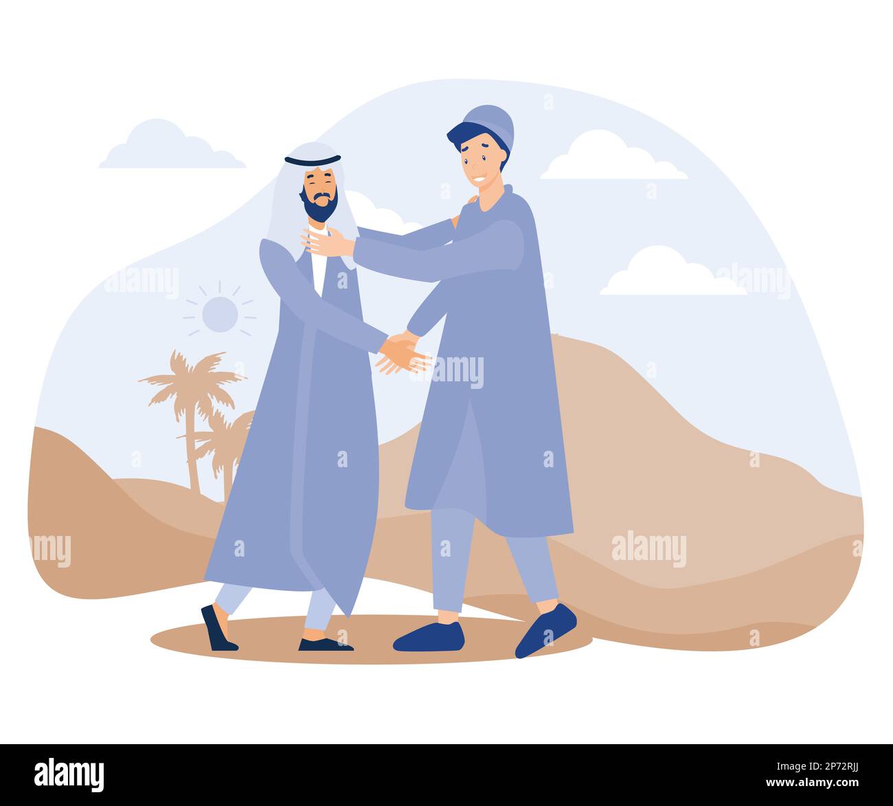 Mosque garden Stock Vector Images - Alamy