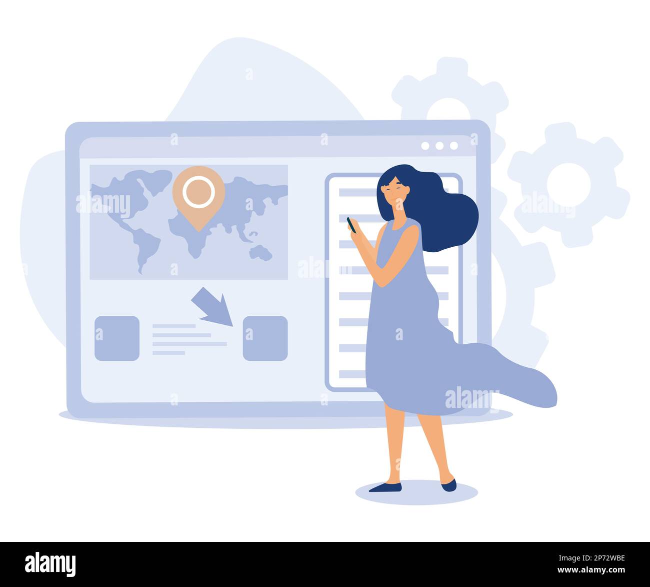 Digital dashboard target Stock Vector Images - Alamy