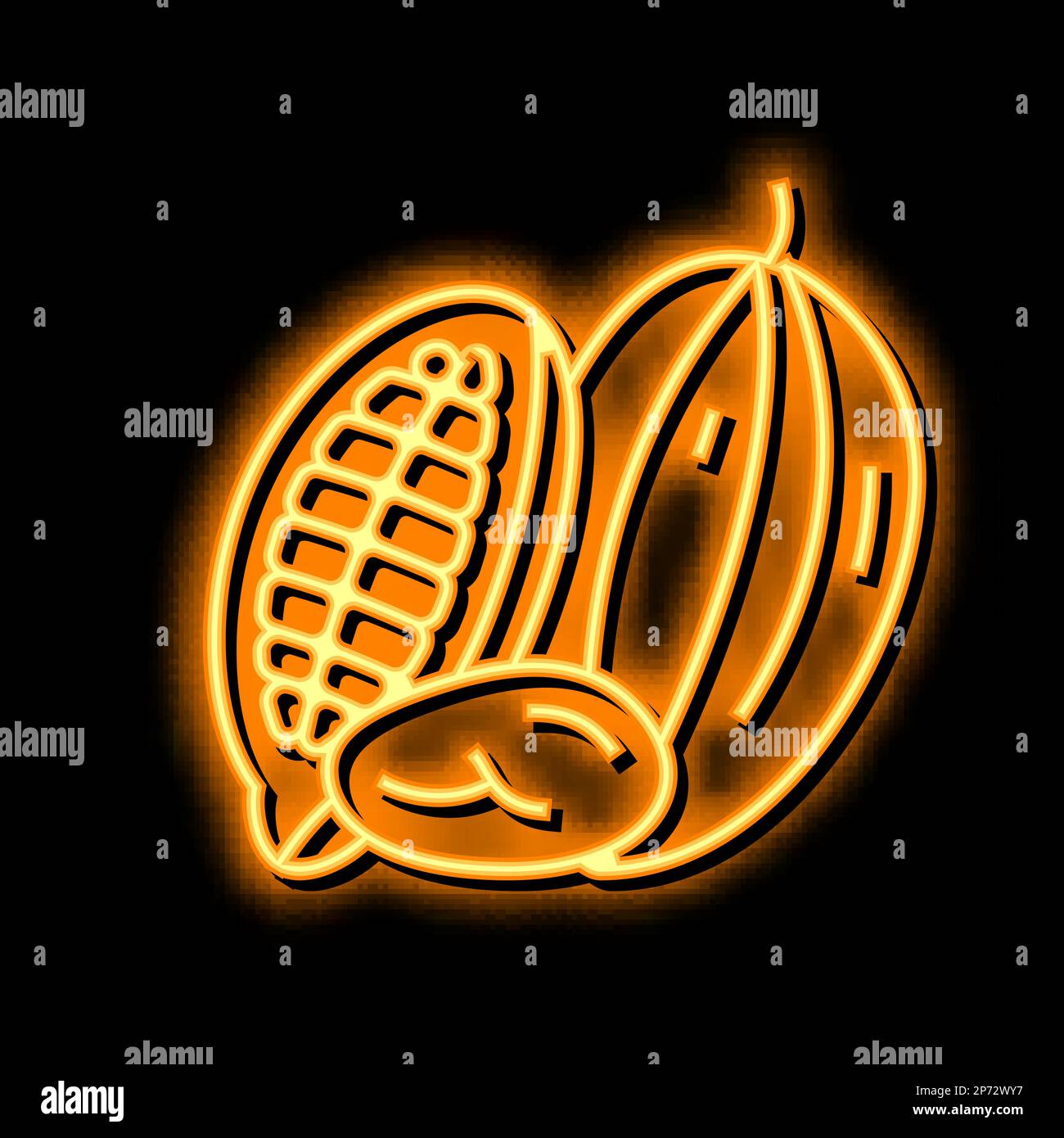 cocoa nut neon glow icon illustration Stock Vector Image & Art - Alamy