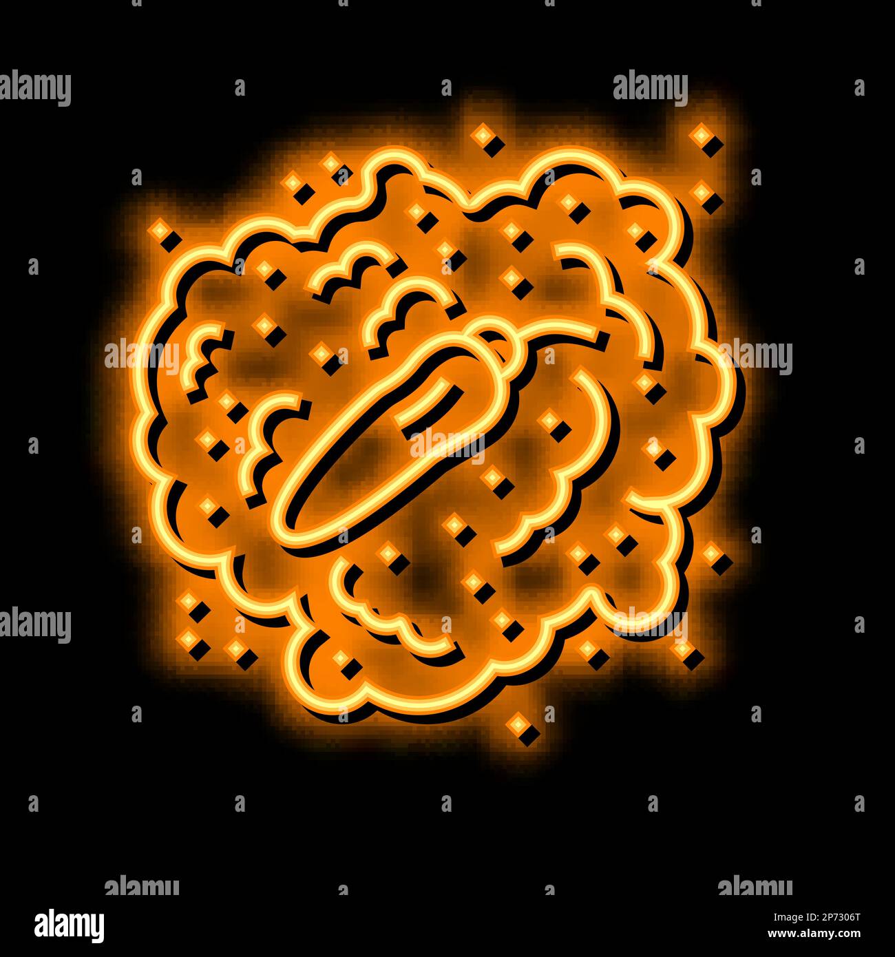 paprika pepper neon glow icon illustration Stock Vector Image & Art - Alamy
